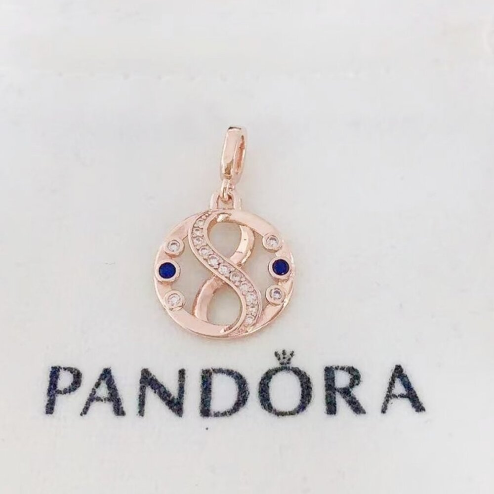 Pandora Me Infinity Symbol Medallion Charm Dangle Ros… - Gem